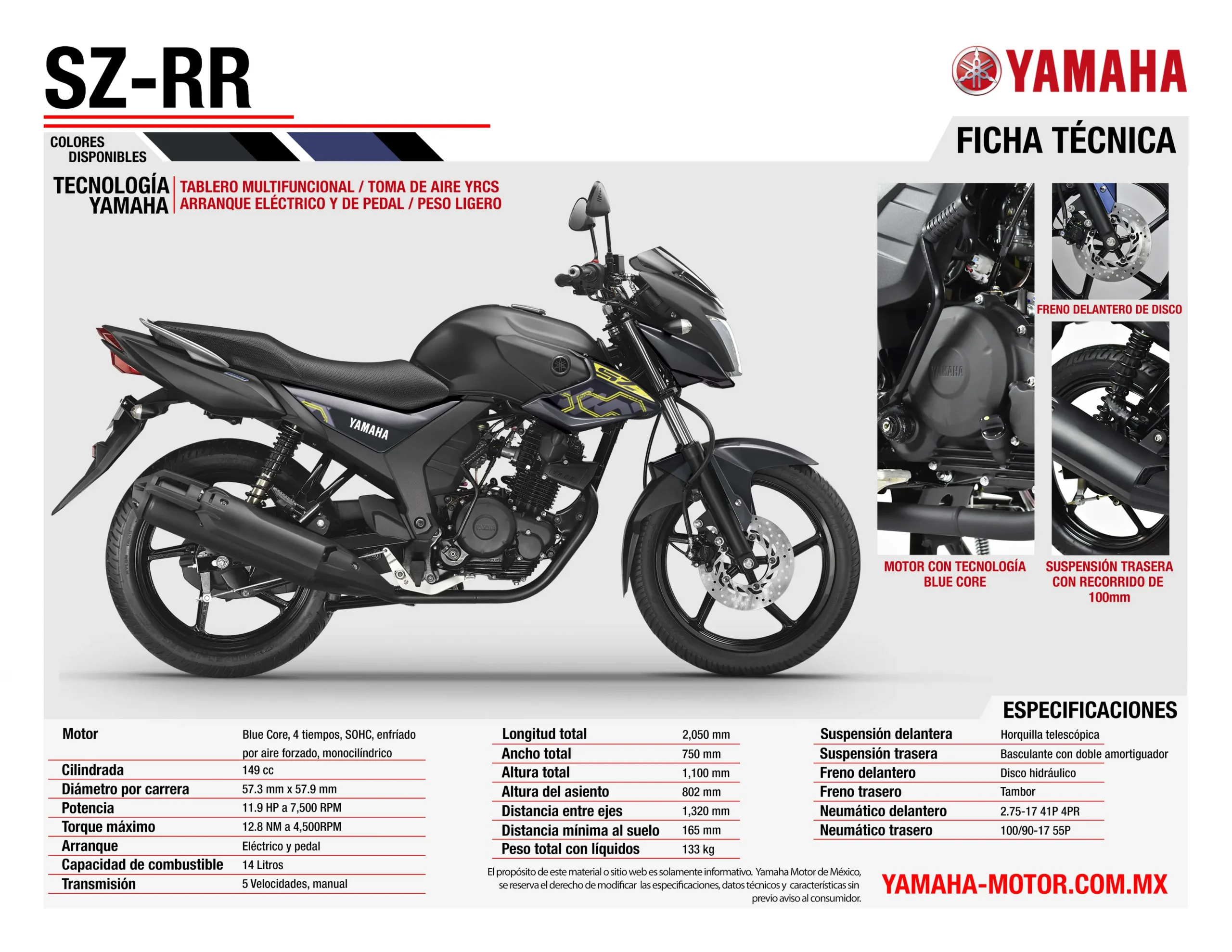 Fichas Técnicas Motos Yamaha: Todo Lo Que Necesitas Saber | Full Time Motos