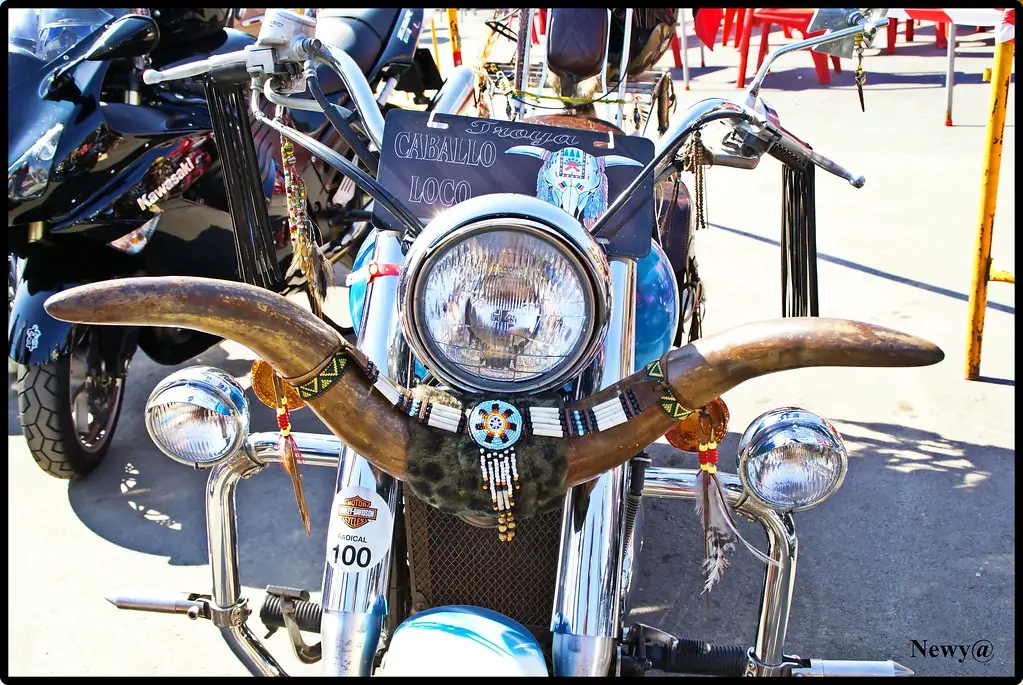Motocicleta Con Cuerno De Toro: Poder Y Estilo únicos | Full Time Motos